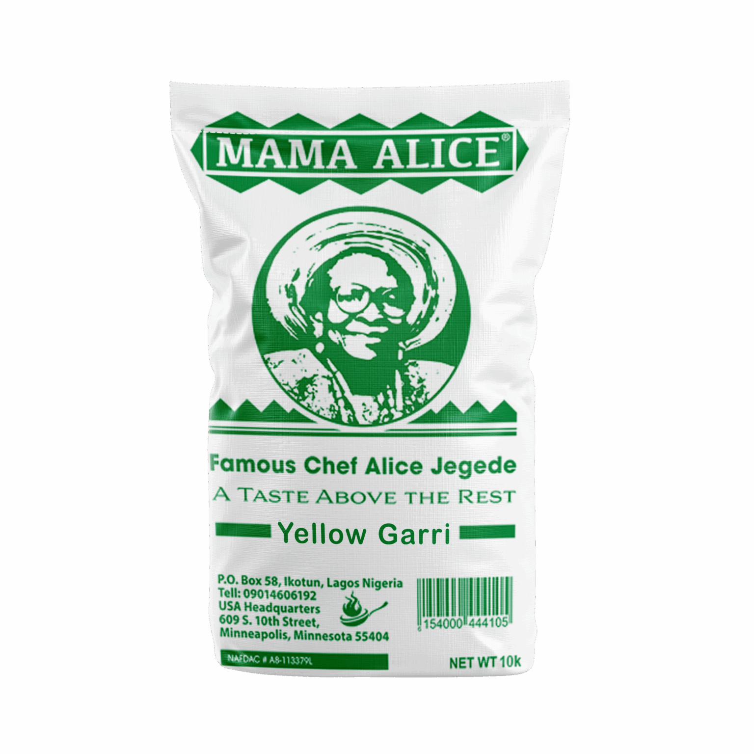 Yellow Garri - Alice Jegede Food